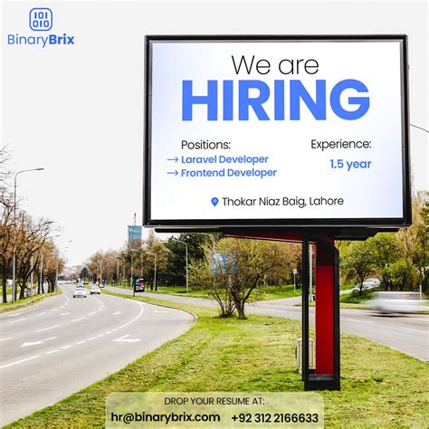 Hiring Laraveldevelopers Frontend Binarybrix Applynow Hiring