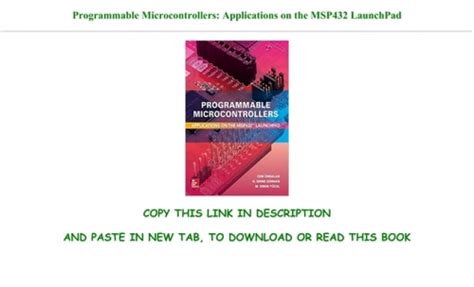 Pdf Download Programmable Microcontrollers Applications On The