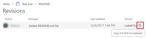 還原更改並查看維基頁面的歷史記錄 Azure Devops Microsoft Learn 還原更改並查看維基頁面的歷史記錄 Azure Devops Microsoft Learn