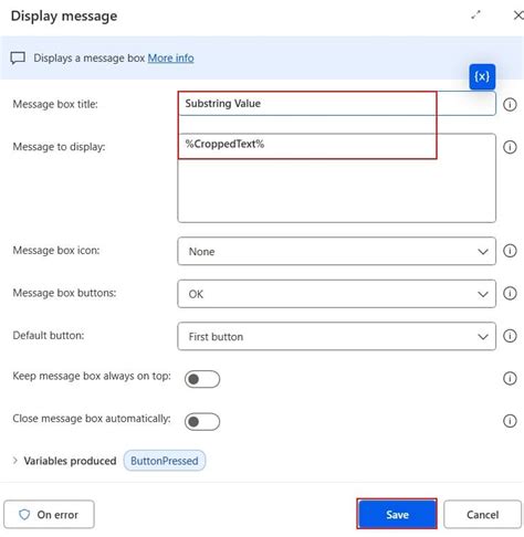 Get Substring From String In Power Automate Desktop