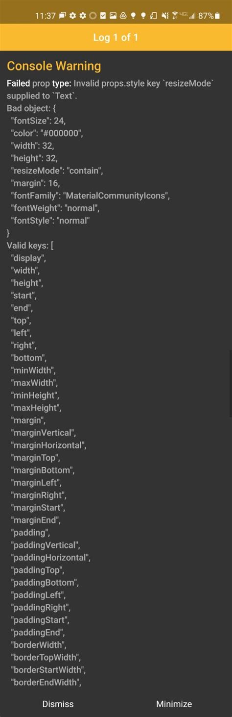 Warning On Android App When Using Material Community Icons `failed