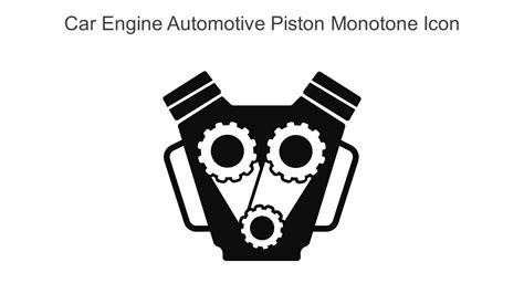 Car Engine Automotive Piston Monotone Icon In Powerpoint Pptx Png And Editable Eps Format Ppt