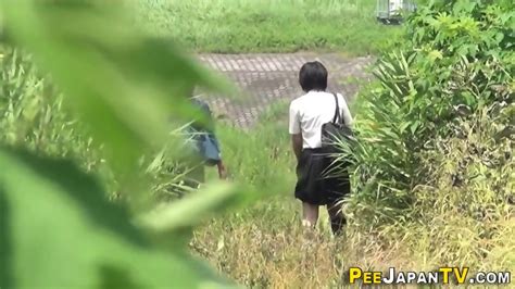 Japanese Babes Peeing In Public