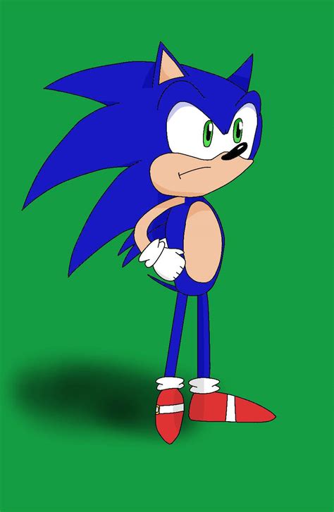 Sonic Standing Tall By Cendlove On Deviantart