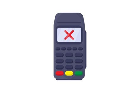 Pos Terminal Payment Error On Screen Vec Graphic By Pchvector · Creative Fabrica