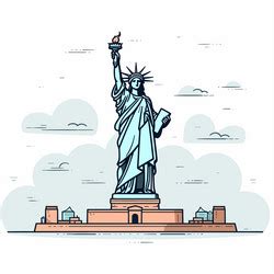Statue Of Liberty Clipart Vector Images 91