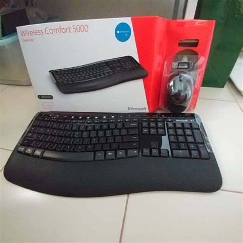 Microsoft Keyboard Wireless Comfort 5000 And Mouse Computers And Tech Parts And Accessories Mouse