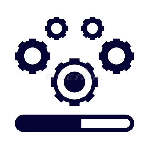 Gear Setting Update Software Setting Update Icon Stock Vector