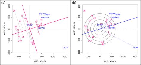 Genotype × Environment Plus Genotype Gge Biplot Graph Showing
