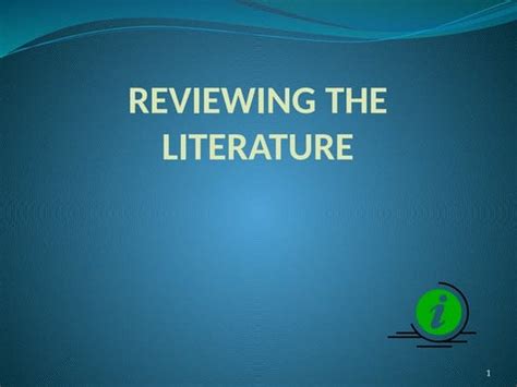 lecture no 5 literature review and model development pptx