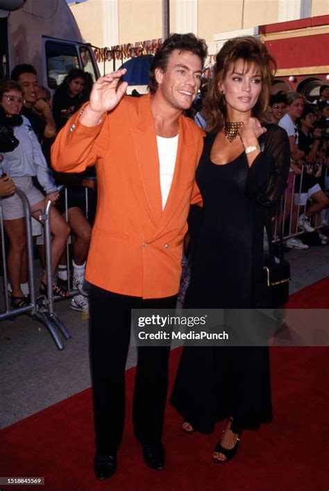 Jean Claude Van Damme And Darcy Lapier At The Last Action Hero News Photo Getty Images