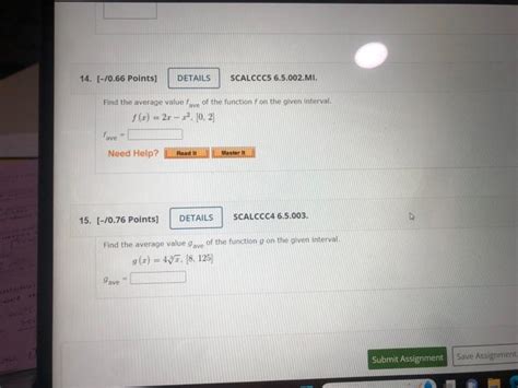 solved find the average value fave of the function f on the