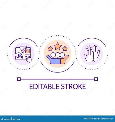 Build Effective Team Culture Loop Concept Icon Cartoon Vector 253483541