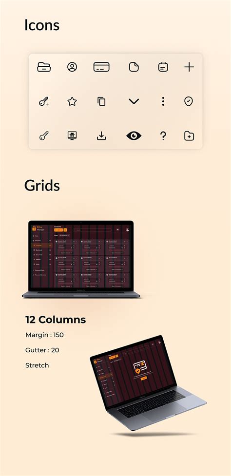 Password Manager Behance
