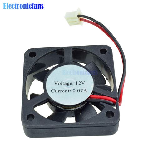 【new product explosion】2pcs black 2 pin 12v 40mm x 10mm 4010 brushless dc fan pc cooling cooler