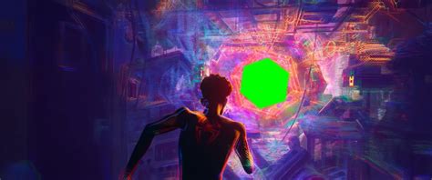 Miles Morales Running Into A Portal Meme Spider Man Across The