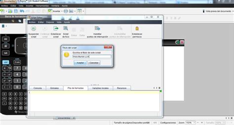Primer Programa Lua Ti Nspire Cx Cas Pingato