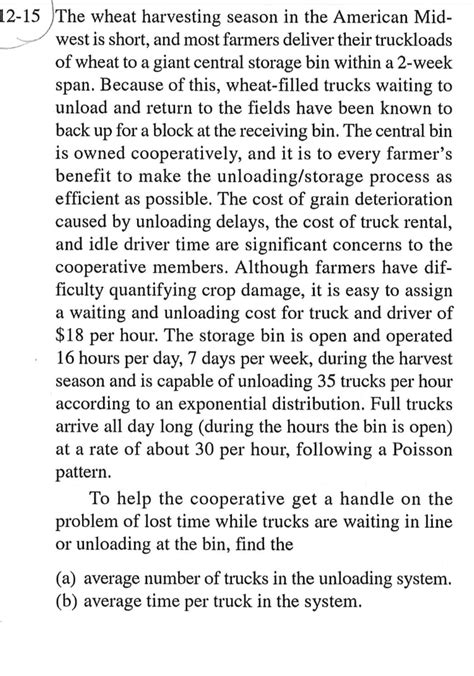 Solved Inputs Solver Waiting Lines Enter Data In Yellow