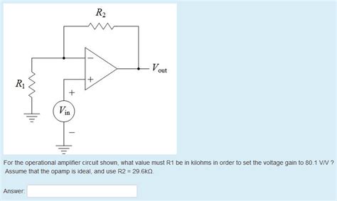 Solved For This Problem You May Assume That The Operational Chegg