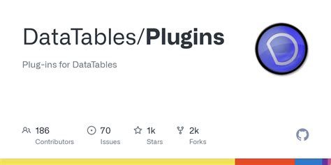Github Datatablesplugins Plug Ins For Datatables