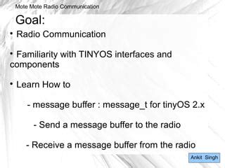 Mote Mote Radio Communication PPS