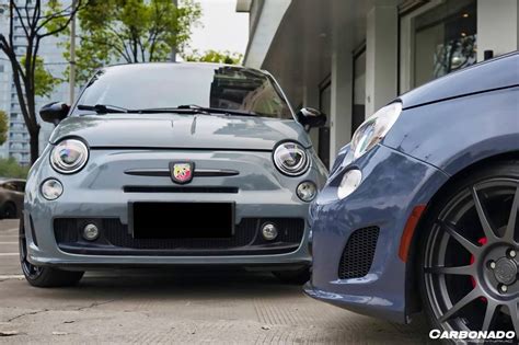 2010 2015 Fiat Abarth 500 Sports Style Front Bumper Eudm Autosports
