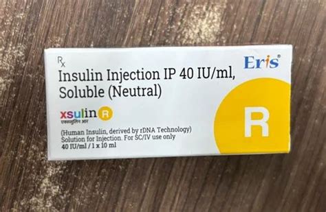 Soluble Insulin Injection I P 40 Iu Ml At ₹ 90 Piece In Patna Id
