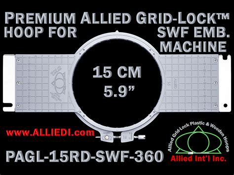 Swf Hoop Embroidery Frame 360 Mm Sew Field Arm Spacing Premium