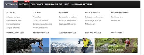 ZenCart How To Work With Mega Menu Template Monster Help