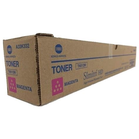 Konica Minolta Tn512m A33k 392 Magenta Toner Cartridge 26k Print