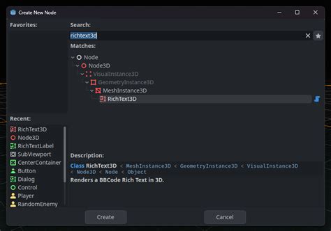 Github Mszylkowski Rich Text 3d Godot A Rich Text 3d With Bbcode Suppoprt For Godot