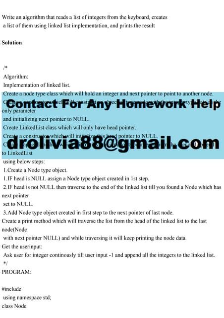 Write An Algorithm That Reads A List Of Integers From The Keyboard Pdf