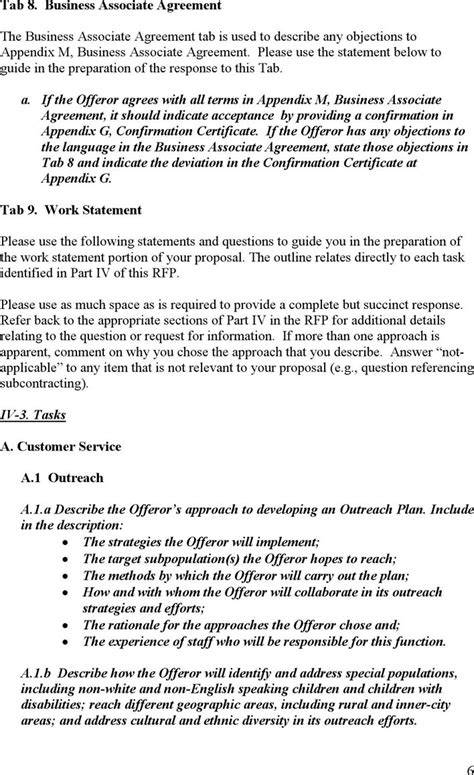 Request For Proposal Response Template Request For Proposal Cover