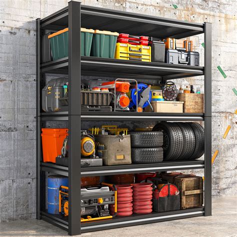 Reibii 40 Wide Garage Shelf Units Storage Shelves 72h Heavy Duty