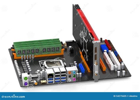 Microcircuit With Bios Chip Solid Icon Pcrepair Concept Bios Chip