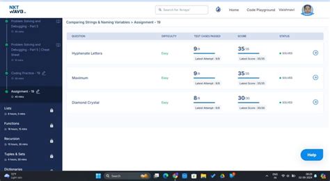 Vaishnavi Saudagar On Linkedin Assignment Comparingstrings Namingvariables Nxtwave Ccbp