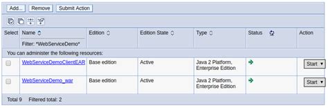 in this example webservicedemo war and webservicedemoclientear ear