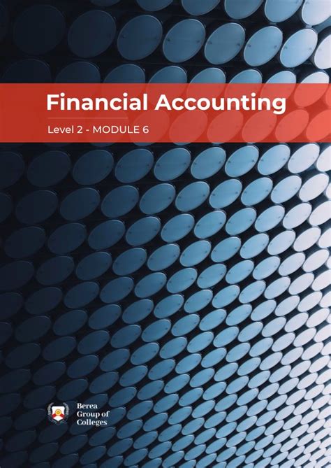 Financial Accounting Level Module By E Publishing
