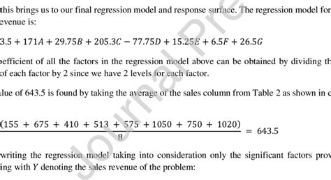 Plots Showing The Revenue For Change In Level Of Each Factor Download Scientific Diagram