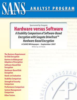 Fillable Online Hardware Versus Software Seagate Fax Email Print PdfFiller
