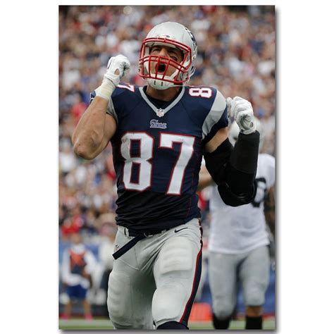 Rob Gronkowski Nfl Football Sports Poster 32x24