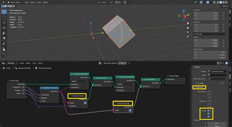 What Do I Need To Use The Transform Gizmo In Geometry Nodes Blender