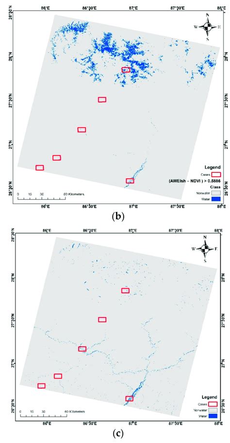 Surface Water Classification For Proposed Water Indices With Threshold