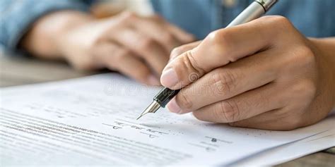 Professional Proofreader Marking Corrections On A Paper Stock Illustration Illustration Of