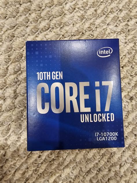 Used Intel Core I7 10700k Processor 5 1 Ghz 8 Cores Socket Lga1200 Box Ubb Threads