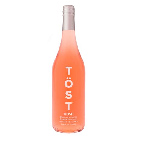 Tost Non Alcoholic Sparkling Rosé Beverage 254 Fl Oz Bottle