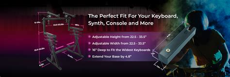 Extender For Keyboard Stand Liquid Stands