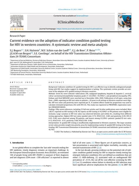 pdf current evidence on the adoption of indicator condition guided