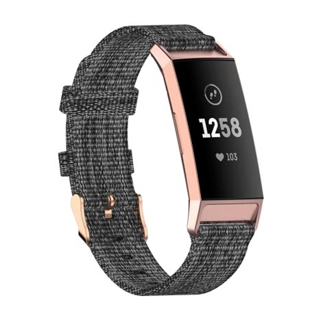 For Fitbit Charge 4 Charge 3 Charge3 SE Braided Nylon Watch Band Plastic Head Size Free