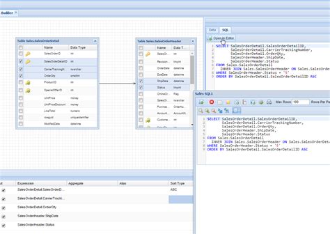 Online Sql Query Builder Webbased Visual Sql Query